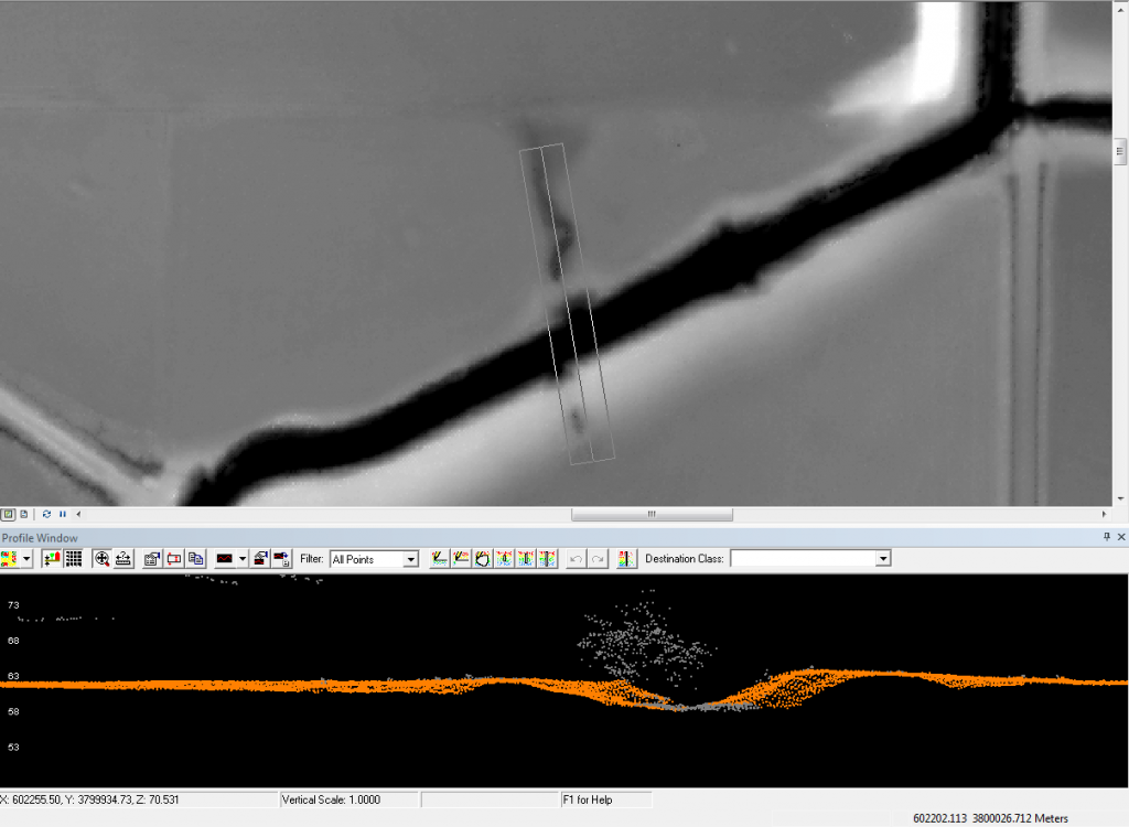 ALS processing: Manual Re-classification | Geospatial Modeling & Visualization